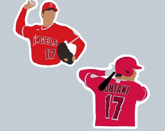 Shohei Ohtani Sticker Los Angeles Angels Los Angeles Angels - Etsy