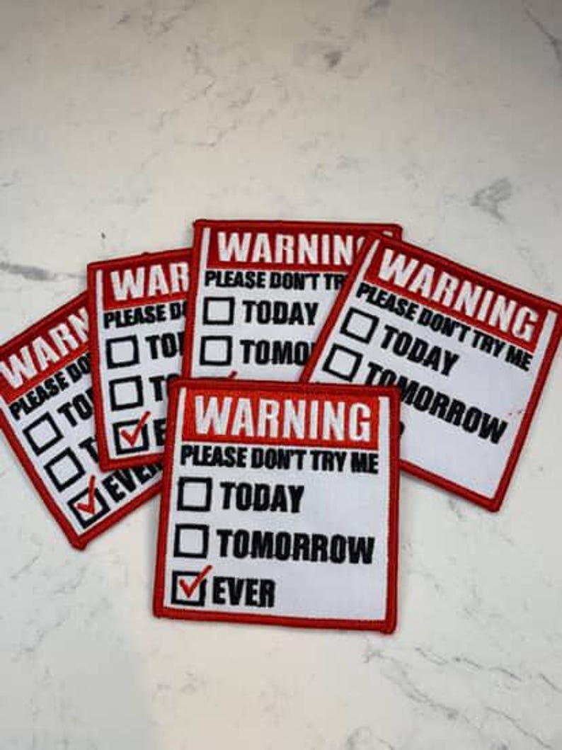 Warning Please Don’t Try Me - Etsy