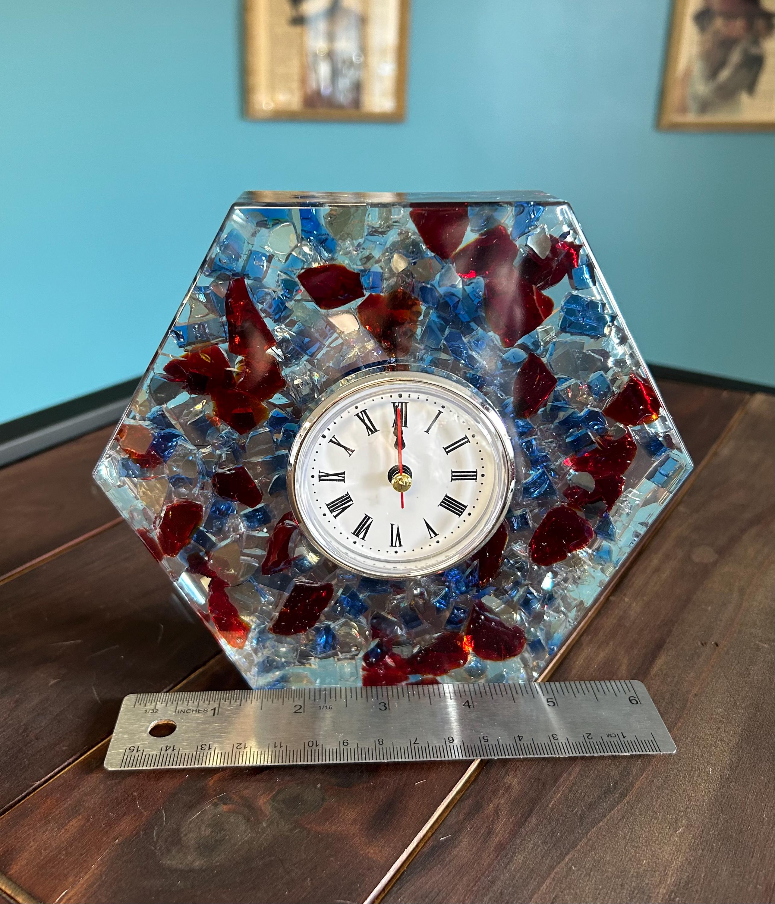 Unique Epoxy Resin Clock - Etsy