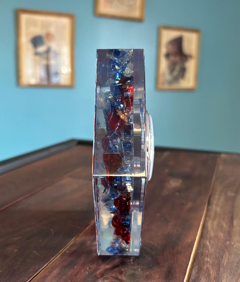 Unique Epoxy Resin Clock - Etsy
