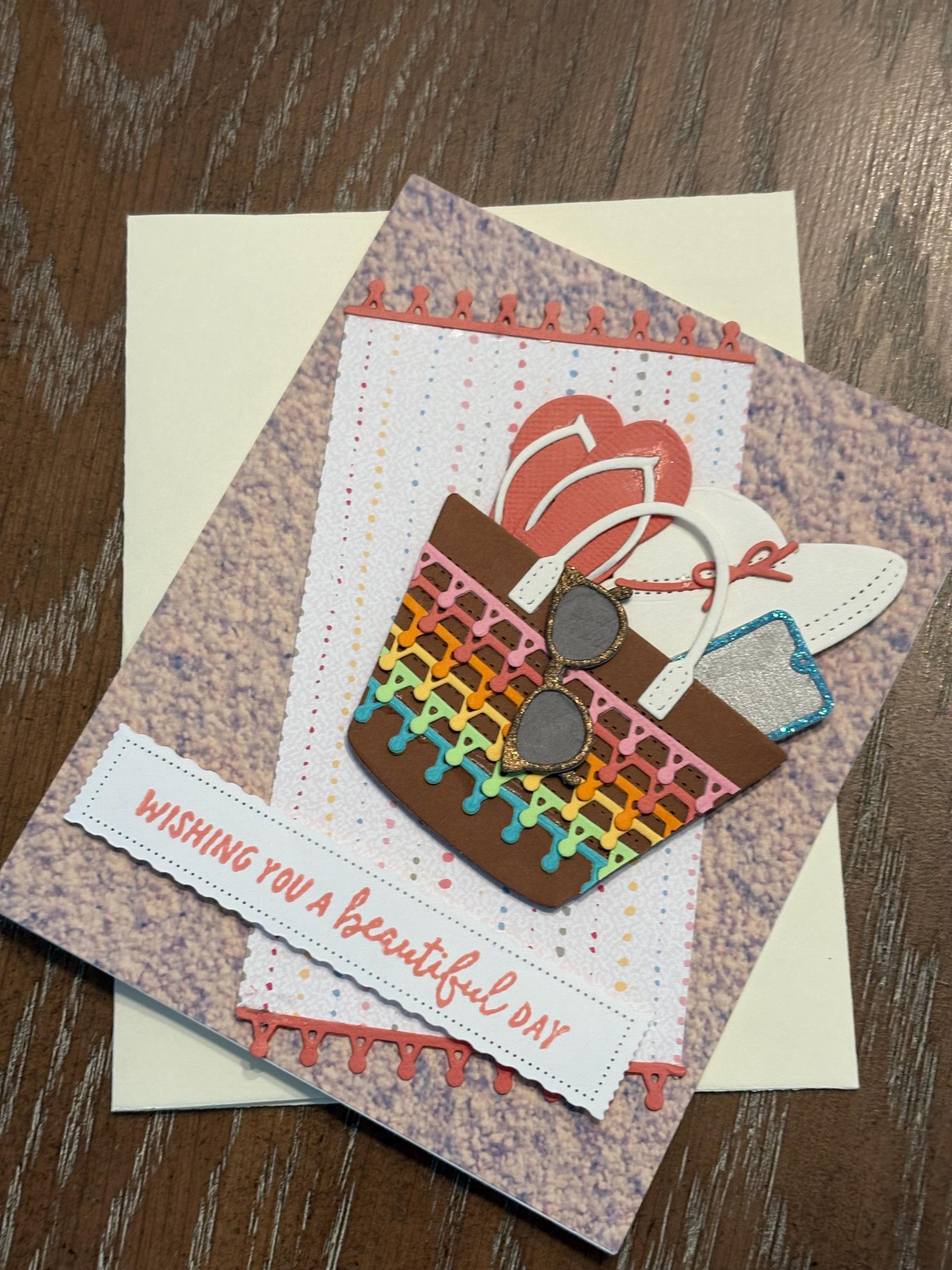 Handmade Beach Theme Card - Etsy