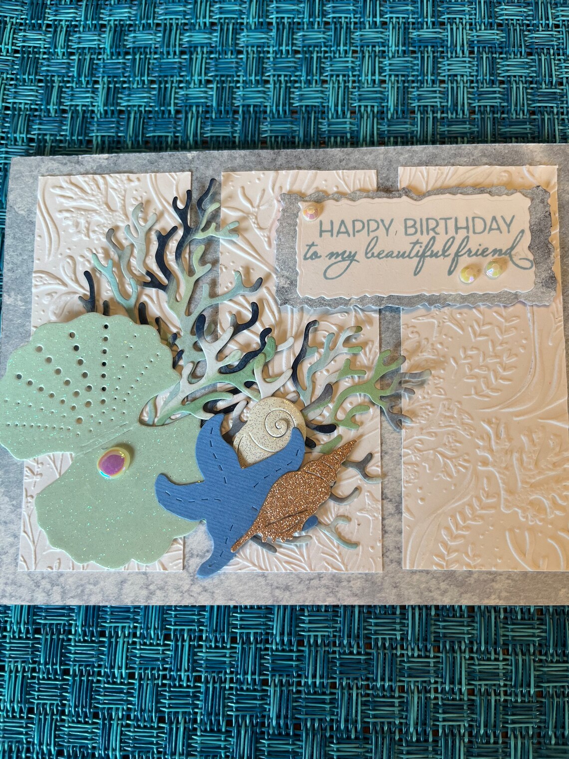 Handmade Beach Theme Birthday Card - Etsy Canada