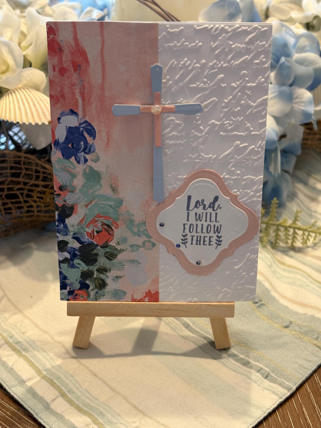 Handmade Christian Inspirational Card - Etsy