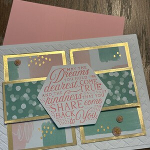 Handmade Inspirational Card - Etsy