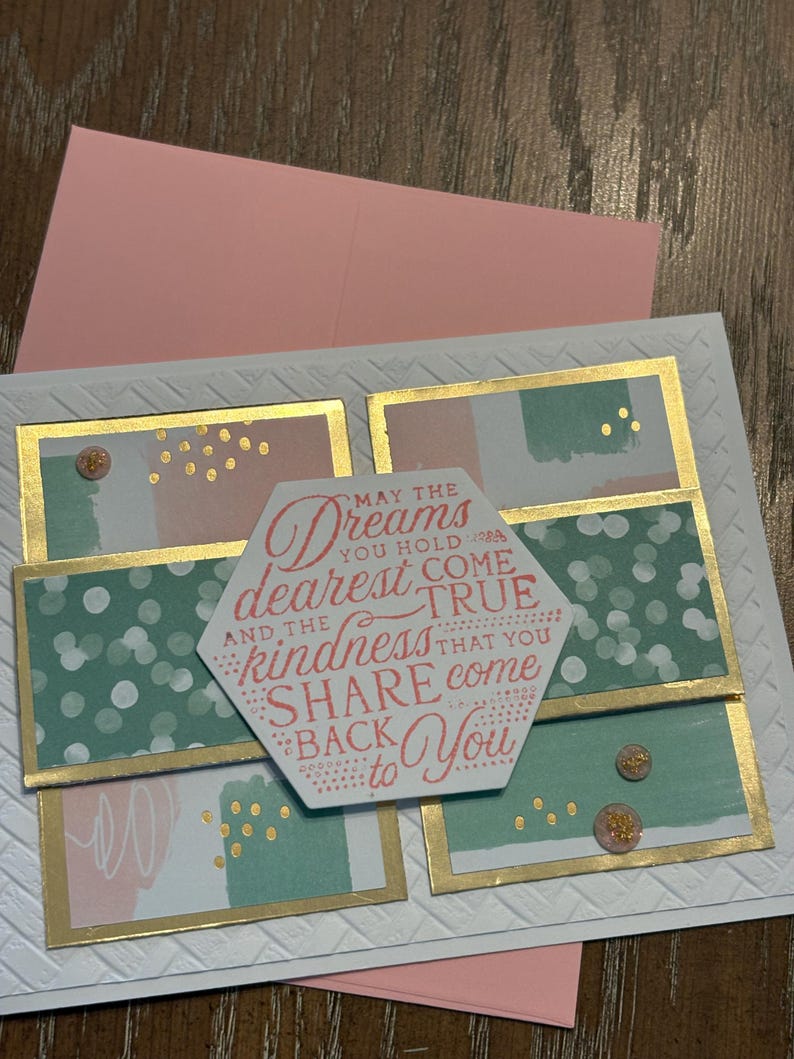 Handmade Inspirational Card - Etsy