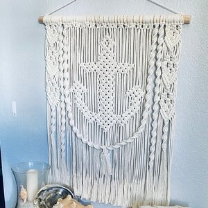Anchor Macrame Pattern, Tutorial, PDF Pattern Down Load, Beginner Guide Digital Down Load ...