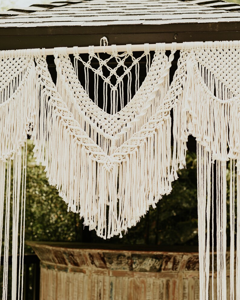 Macrame Wedding Arch Bohemian Wedding Extra Large Macrame | Etsy