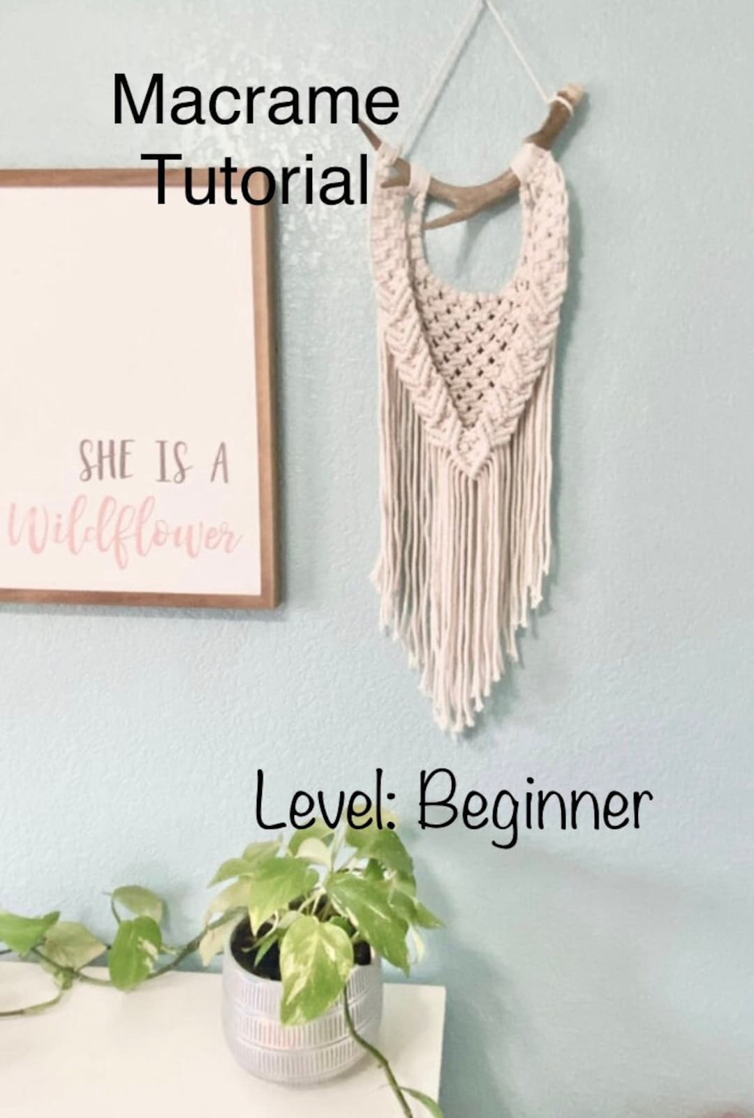 Macrame Tutorial Macrame Pattern Beginners Guide How to - Etsy