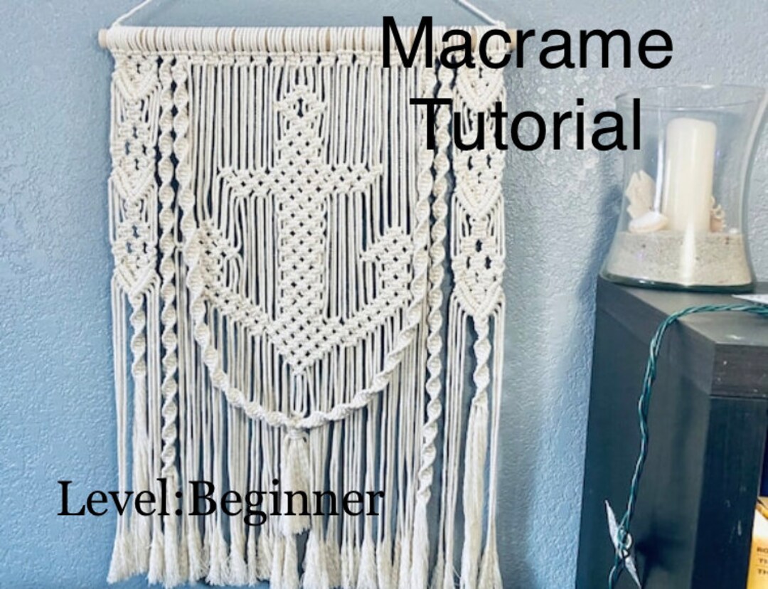 Anchor Macrame Pattern, Tutorial, PDF Pattern Down Load, Beginner Guide Digital Down Load ...