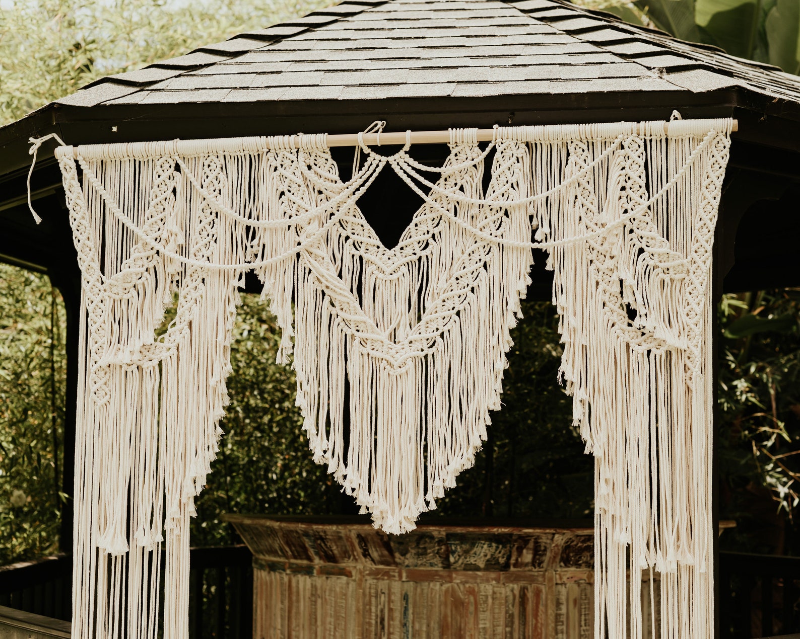 Macrame Wedding Arch Bohemian Wedding Extra Large Macrame | Etsy