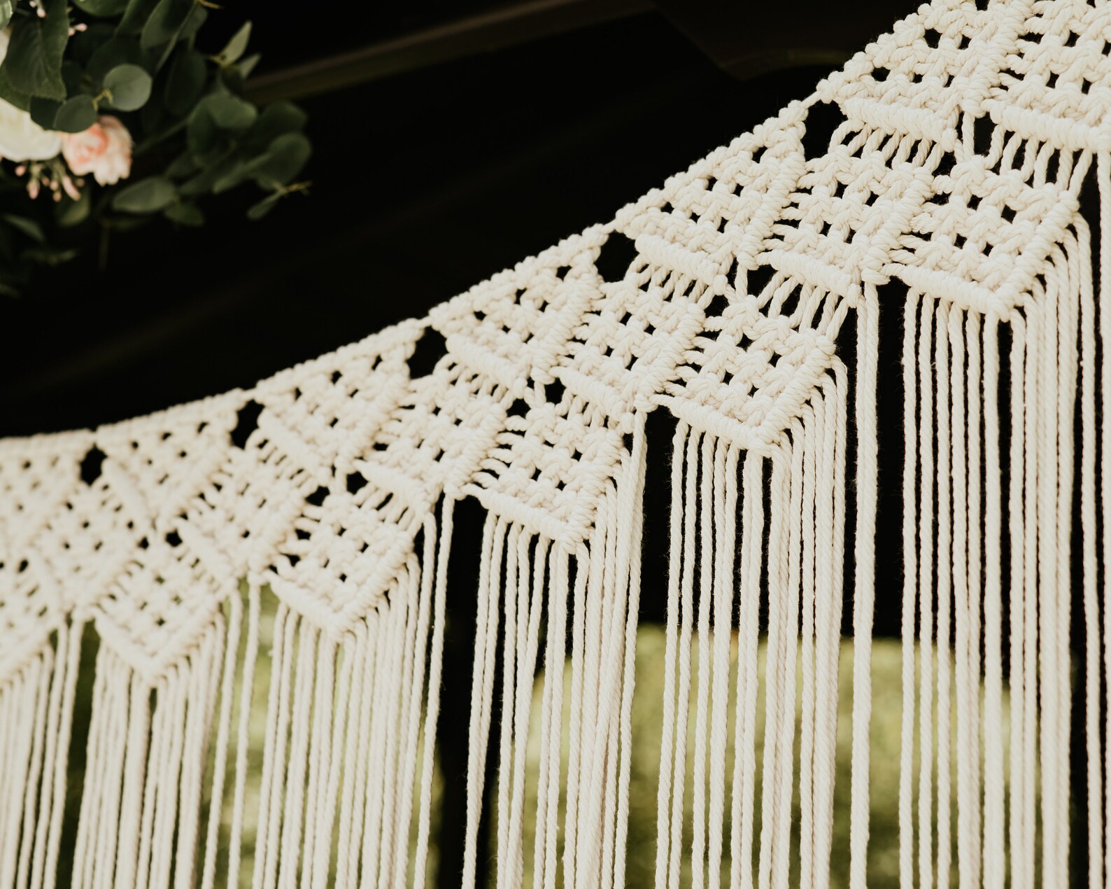 Macrame Wedding Arch Bohemian Wedding Extra Large Macrame - Etsy