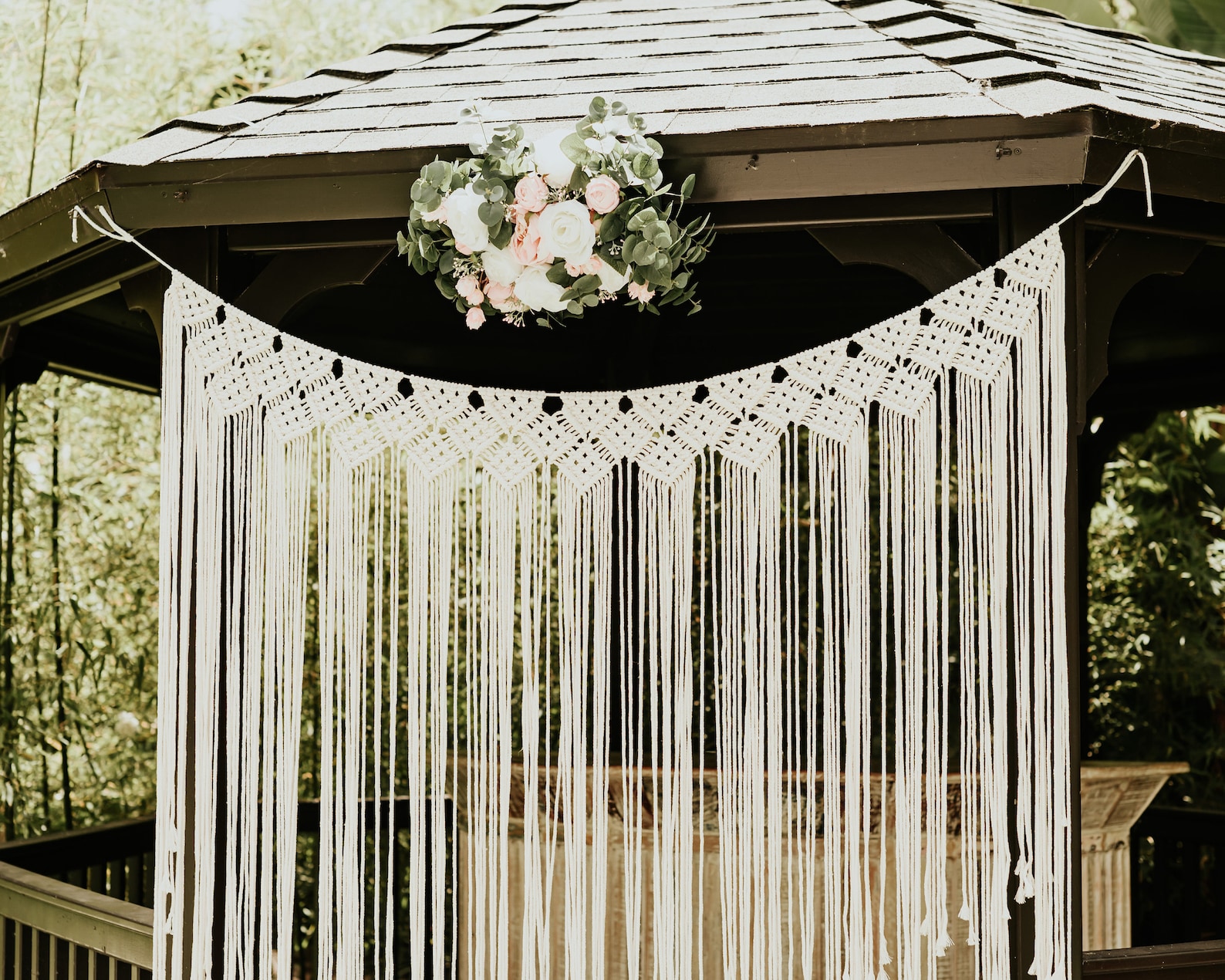 Macrame Wedding Arch Bohemian Wedding Extra Large Macrame - Etsy