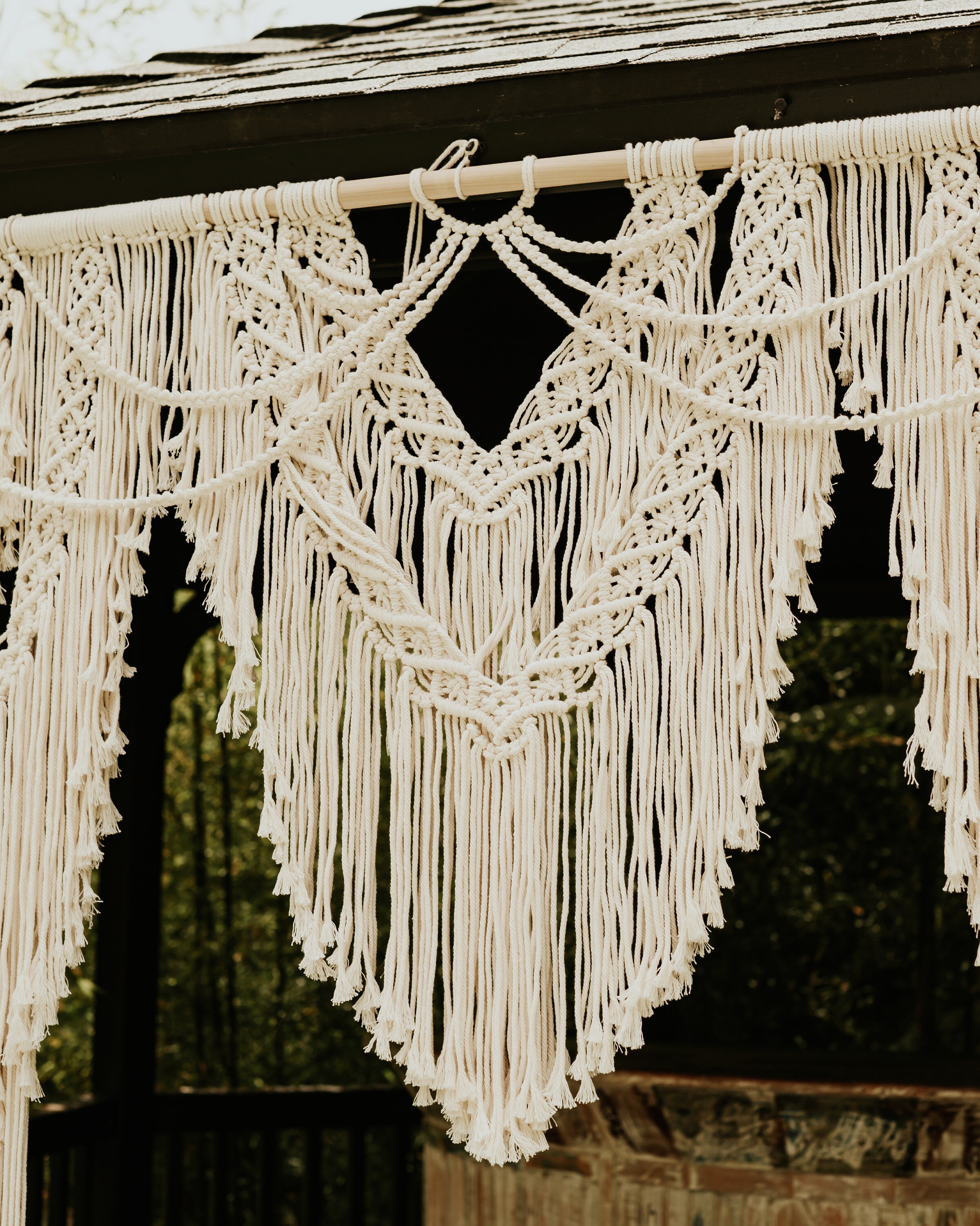 Macrame wedding arch Bohemian wedding Extra Large Macrame | Etsy