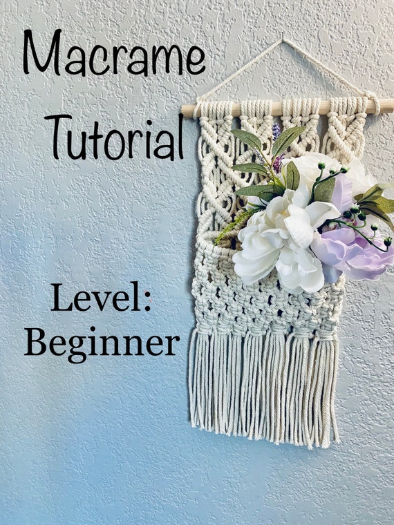 Macrame Tutorial Macrame Pocket Tutorial Macrame Bag DIY - Etsy