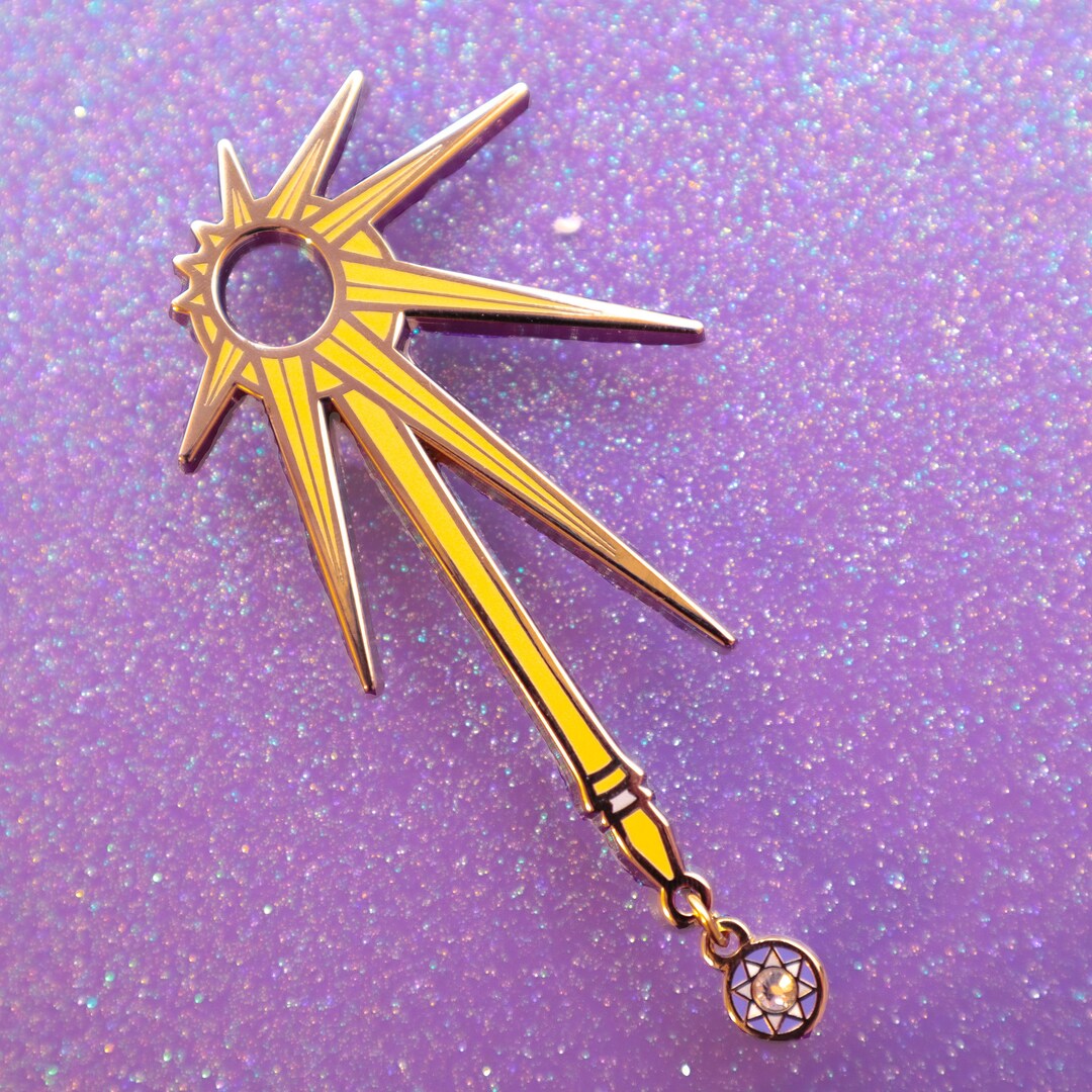 Clow Reed Wand | Magical Girl Essentials | Hard Enamel Pin - Etsy
