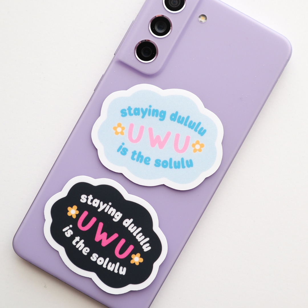Dululu UWU Solulu Vinyl Sticker - Etsy