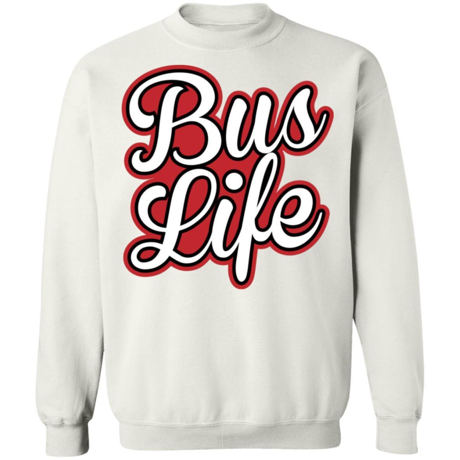 Bus Life Crewneck Pullover Sweatshirt - Etsy