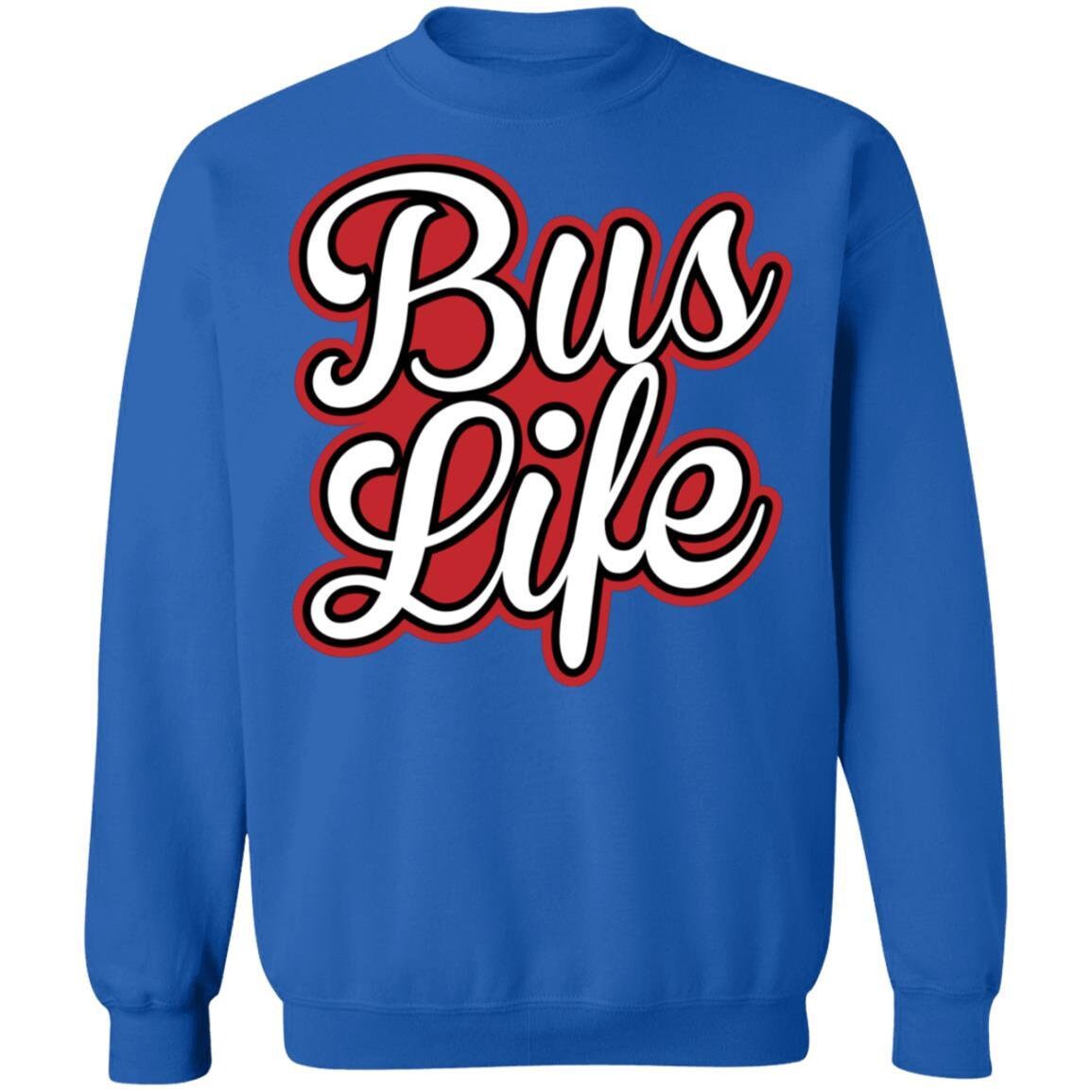 Bus Life Crewneck Pullover Sweatshirt - Etsy