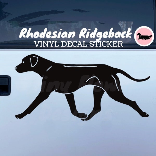 Rhodesian Ridgeback Car Decal - Etsy