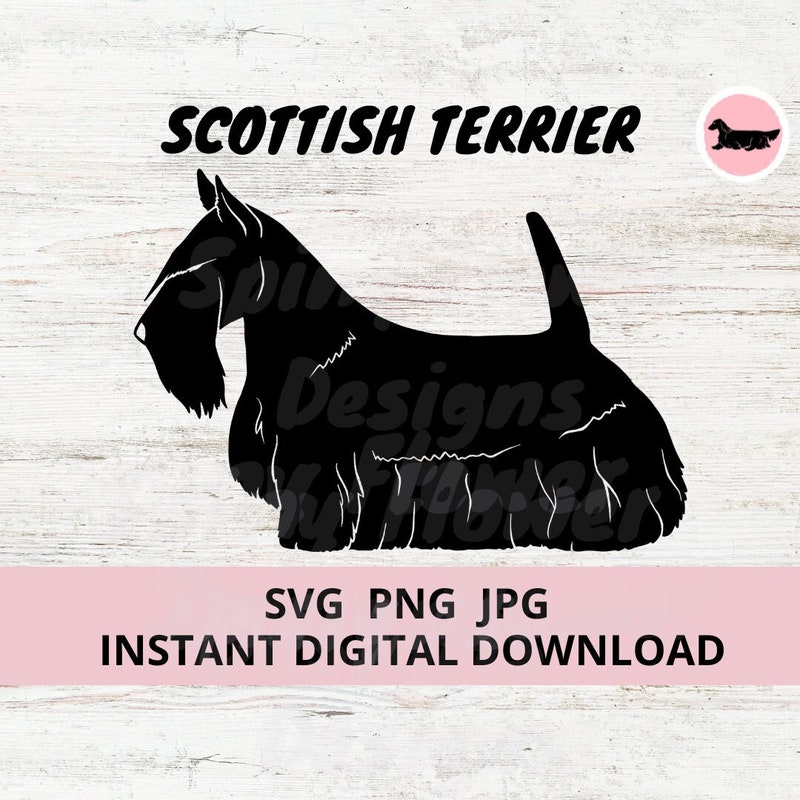 Scottie Dog Silhouette - Etsy