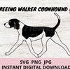 Cardigan Welsh Corgi Dog Gaiting Digital Download SVG JPG PNG Clipart ...