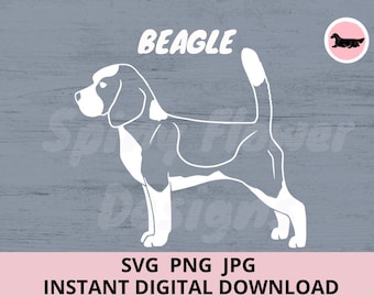 Beagle SVG, Beagle Silhouette Pack, Beagle Shape, Beagle PNG, Beagle ...