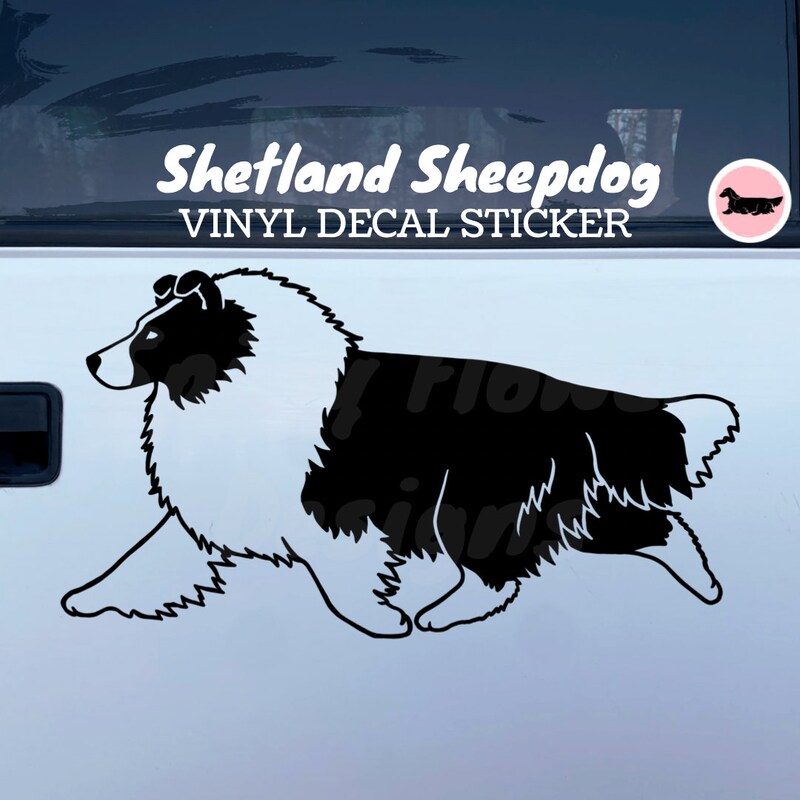 Sheltie Stickers - Etsy