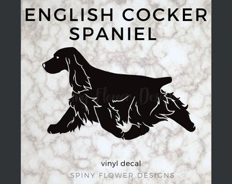 Cocker Spaniel Decal | Etsy