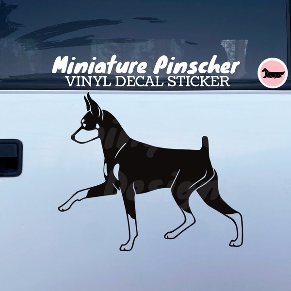 Miniature Pinscher Decal - Etsy