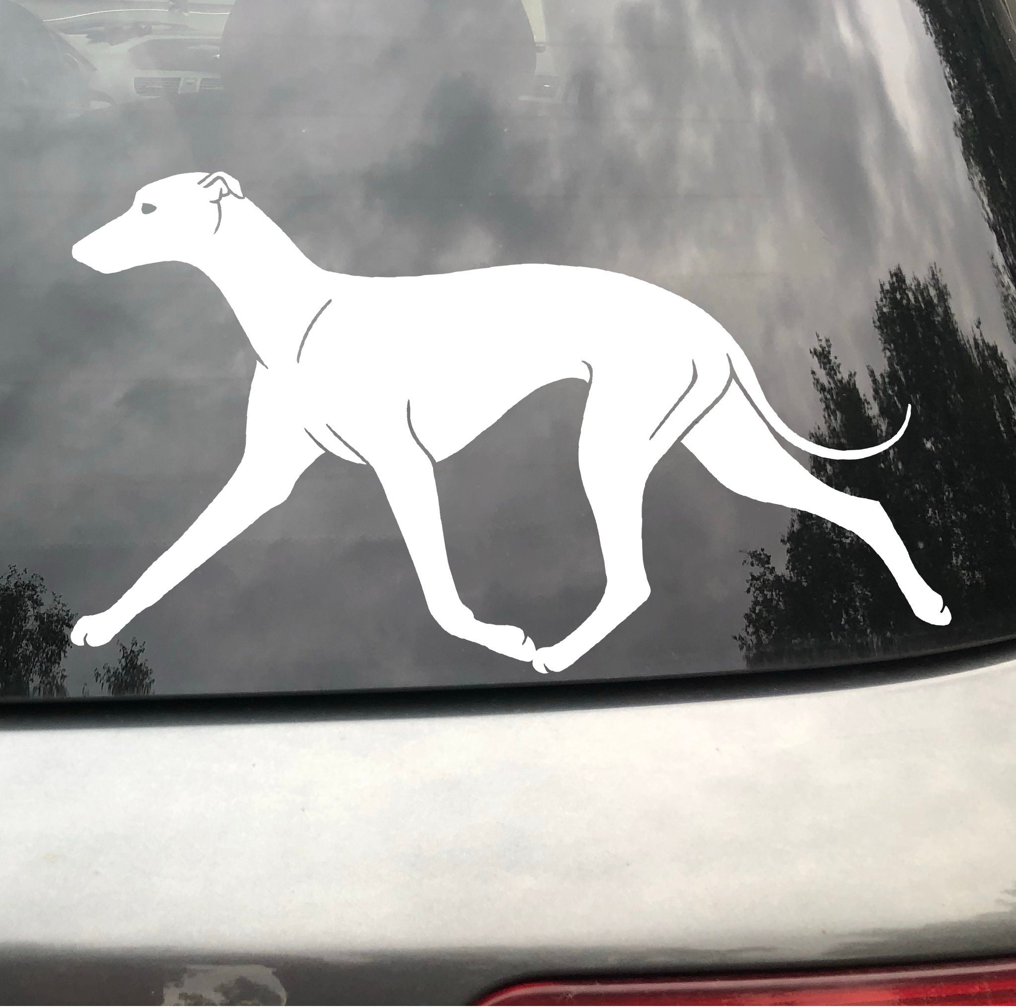 Whippet Dog Vinyl Decal / Bumper Sticker | Etsy