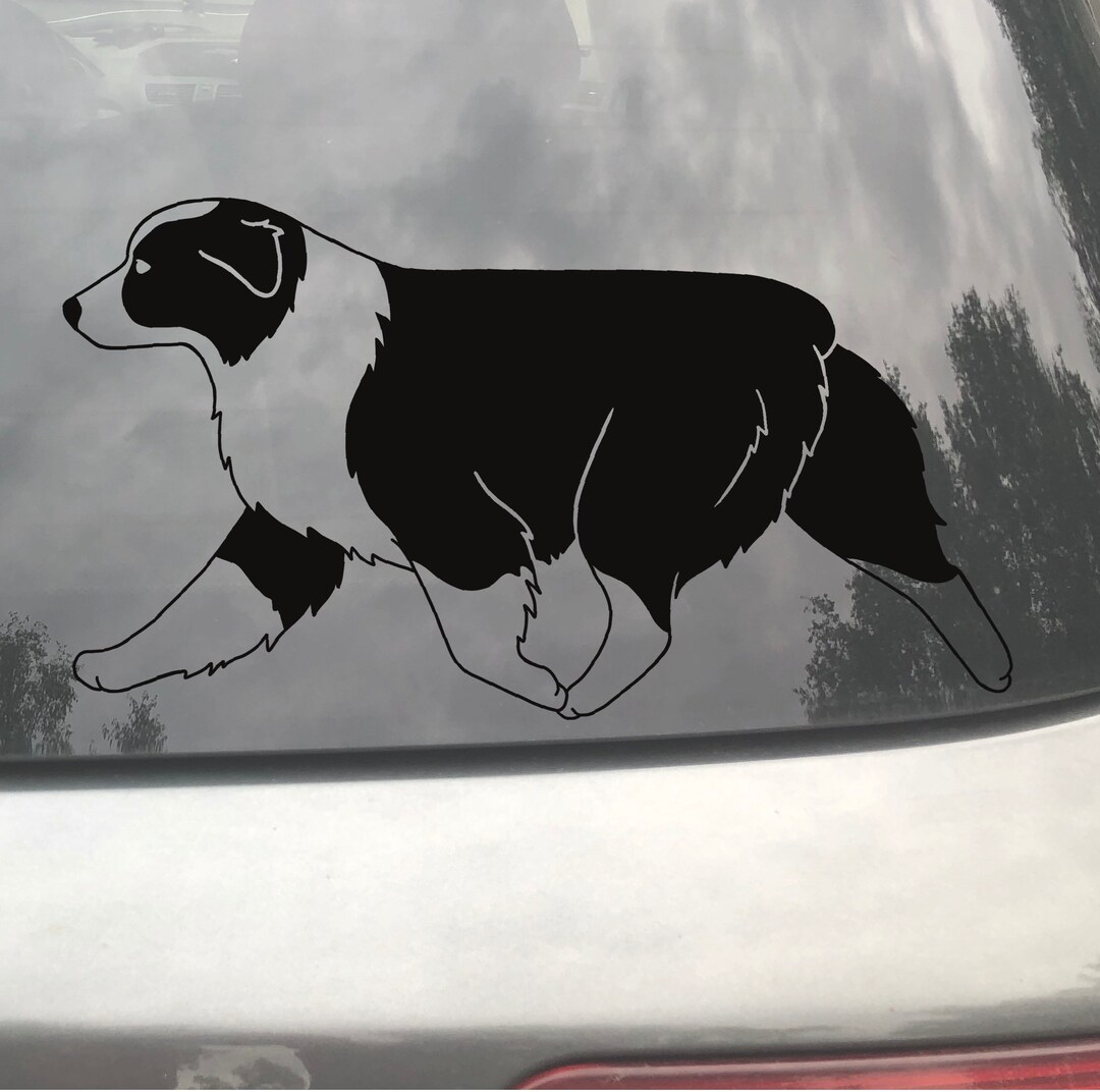 Australian Shepherd Dog Vinyl Decal / Bumper Sticker - Etsy