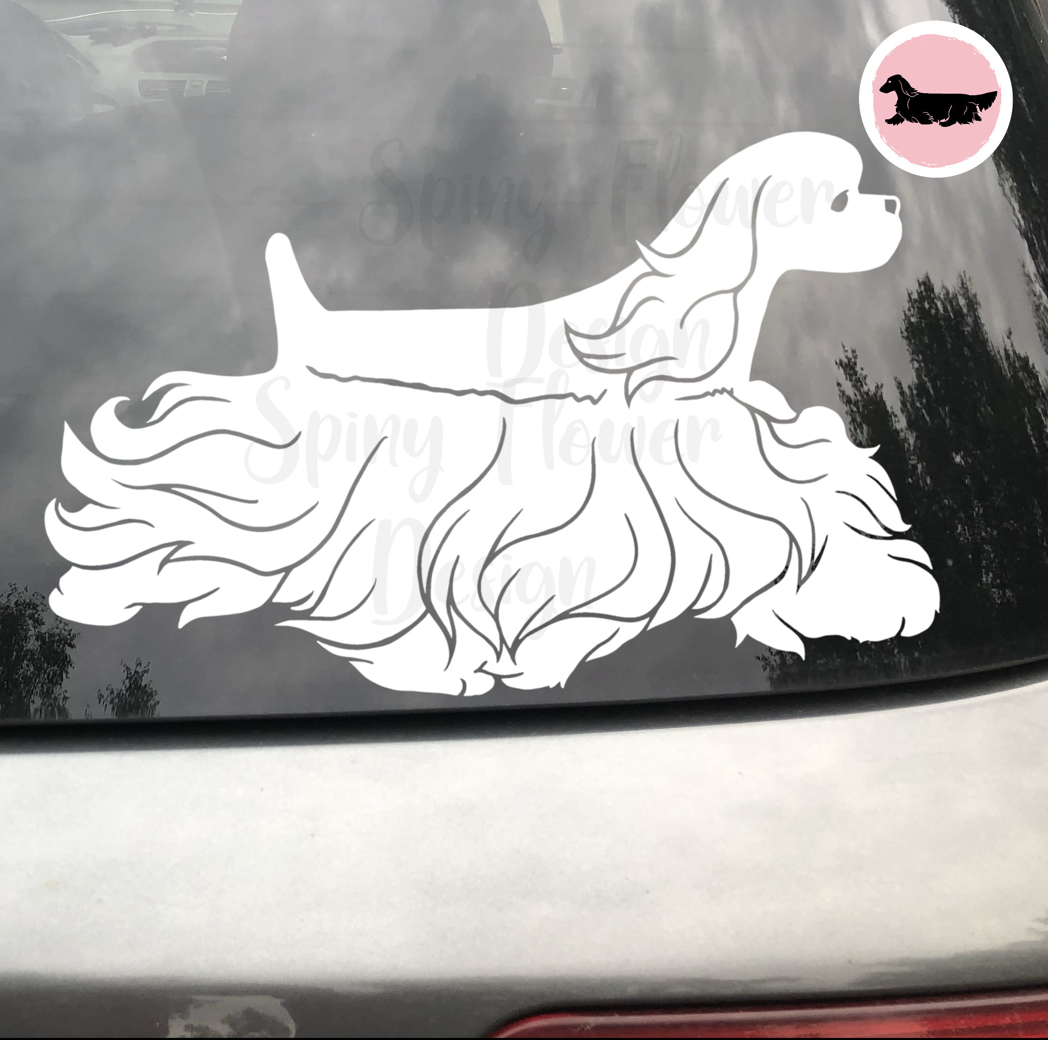 American Cocker Spaniel Dog Vinyl Decal / Bumper Sticker - Etsy