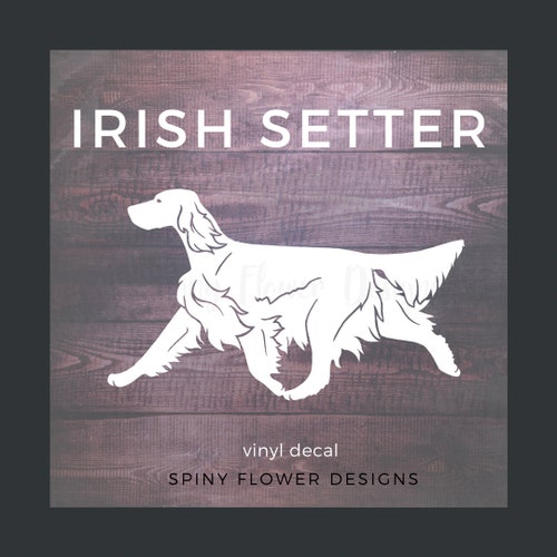 Irish Setter Dog Vinyl Decal / Bumper Sticker - Etsy