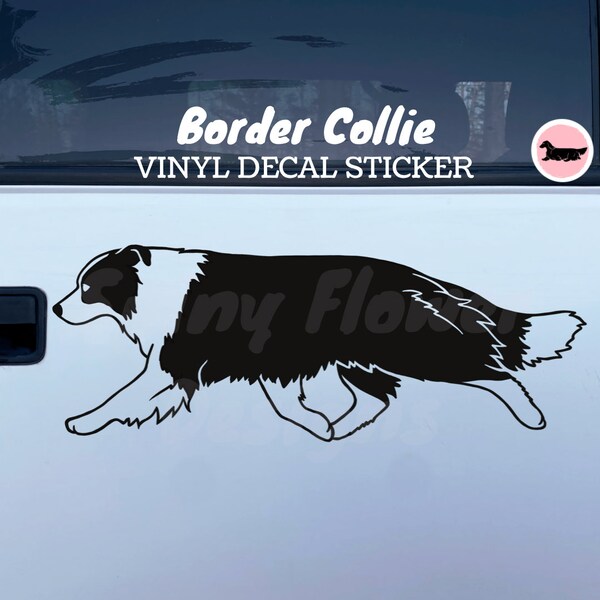 Border Collie Decal - Etsy