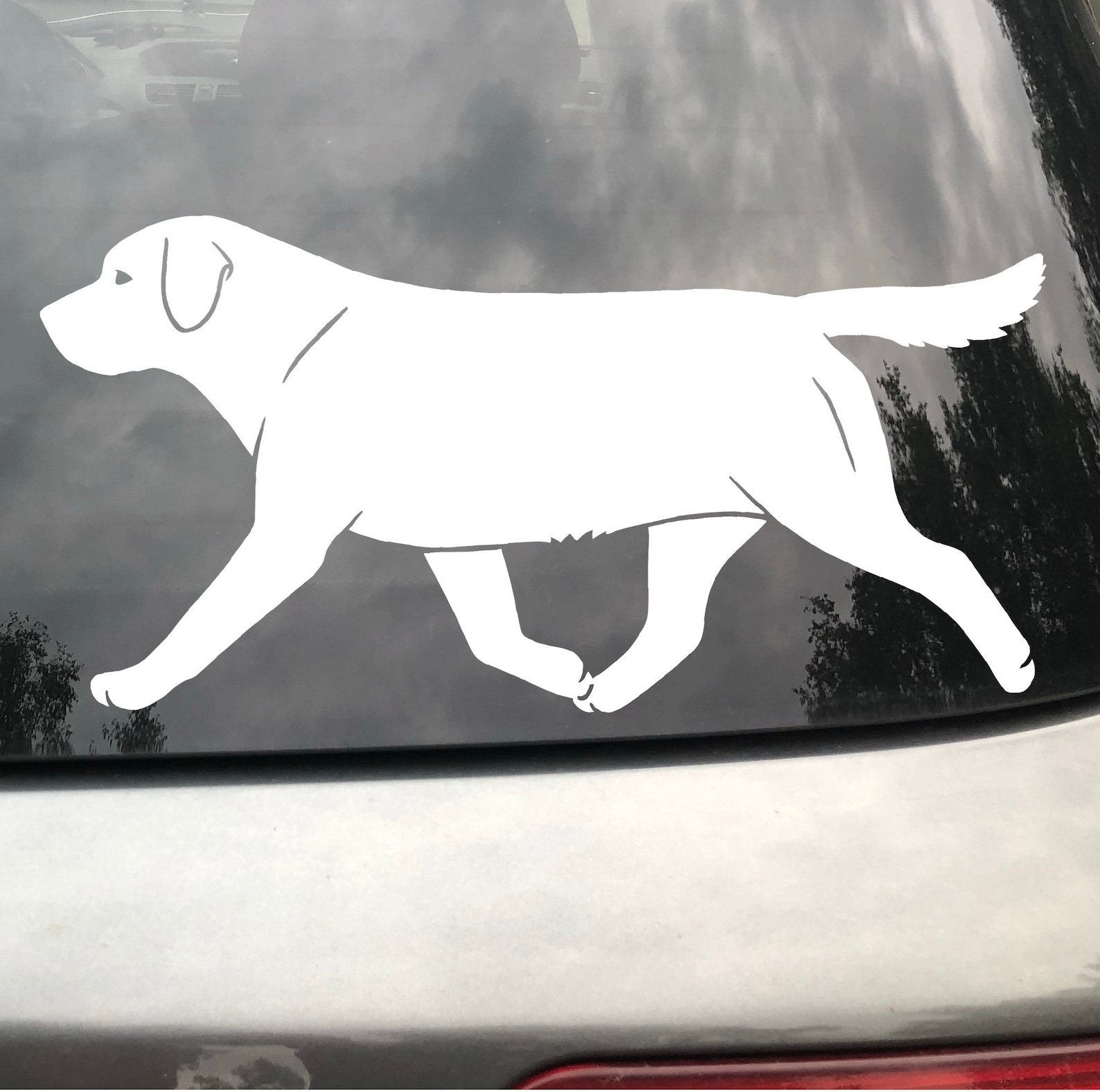 Labrador Retriever Dog Vinyl Decal / Bumper Sticker - Etsy