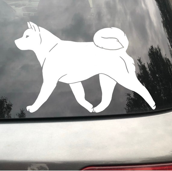 Akita Dog Vinyl Decal / Bumper Sticker | Etsy