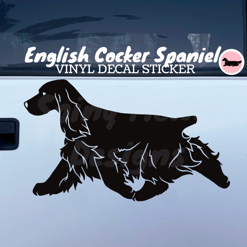 Cocker Spaniel Decal - Etsy