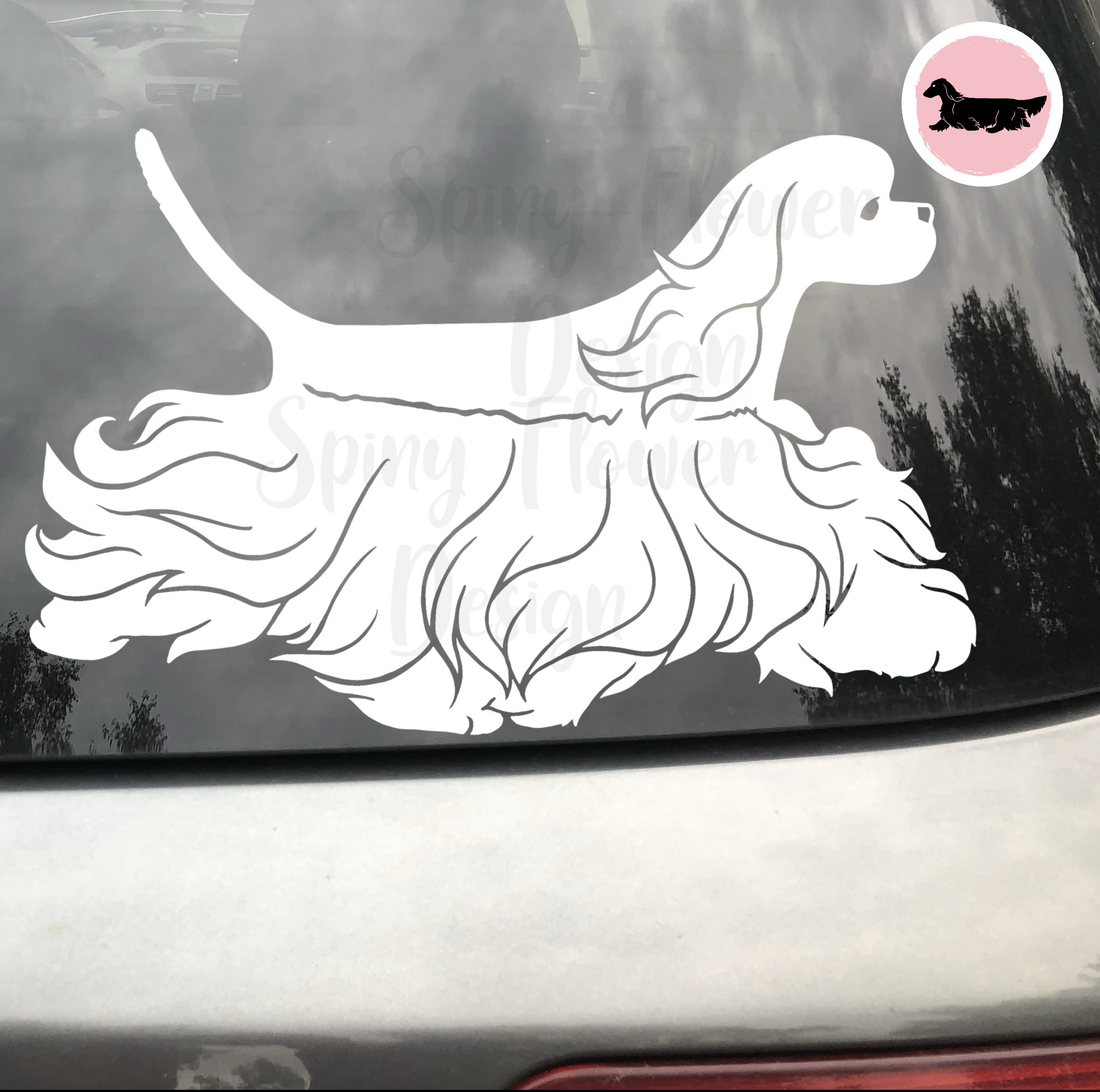 American Cocker Spaniel Dog Vinyl Decal / Bumper Sticker - Etsy