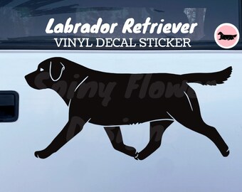 Labrador Retriever Diamonds TP 446 Vinyl Decal Sticker Dog Breed Duck ...