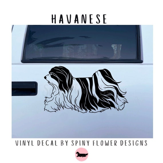 Havanese Dog Vinyl Decal / Bumper Sticker - Etsy