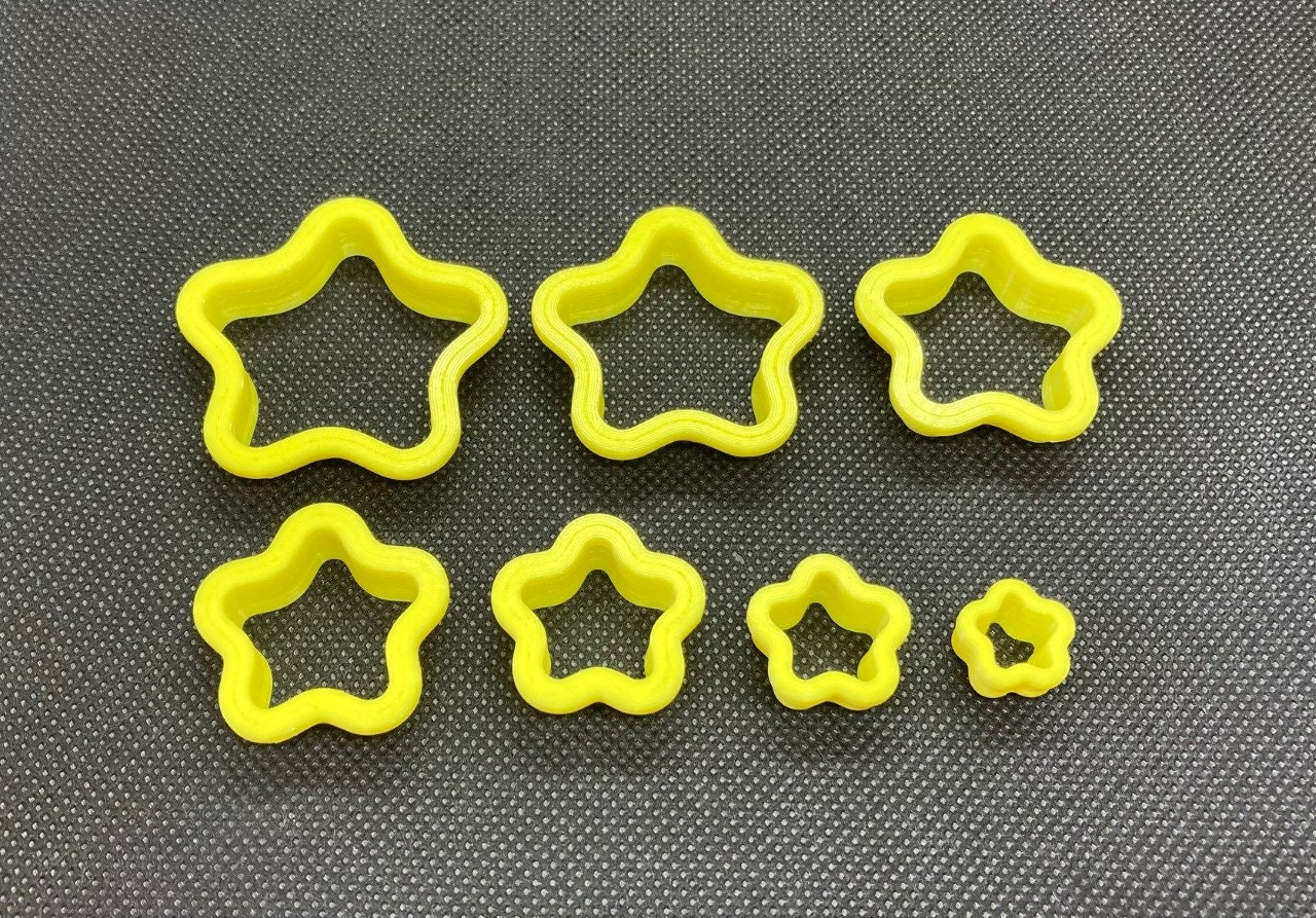 Rounded Star Polymer Clay Cutters Jewellery Making Craft Kit | Etsy