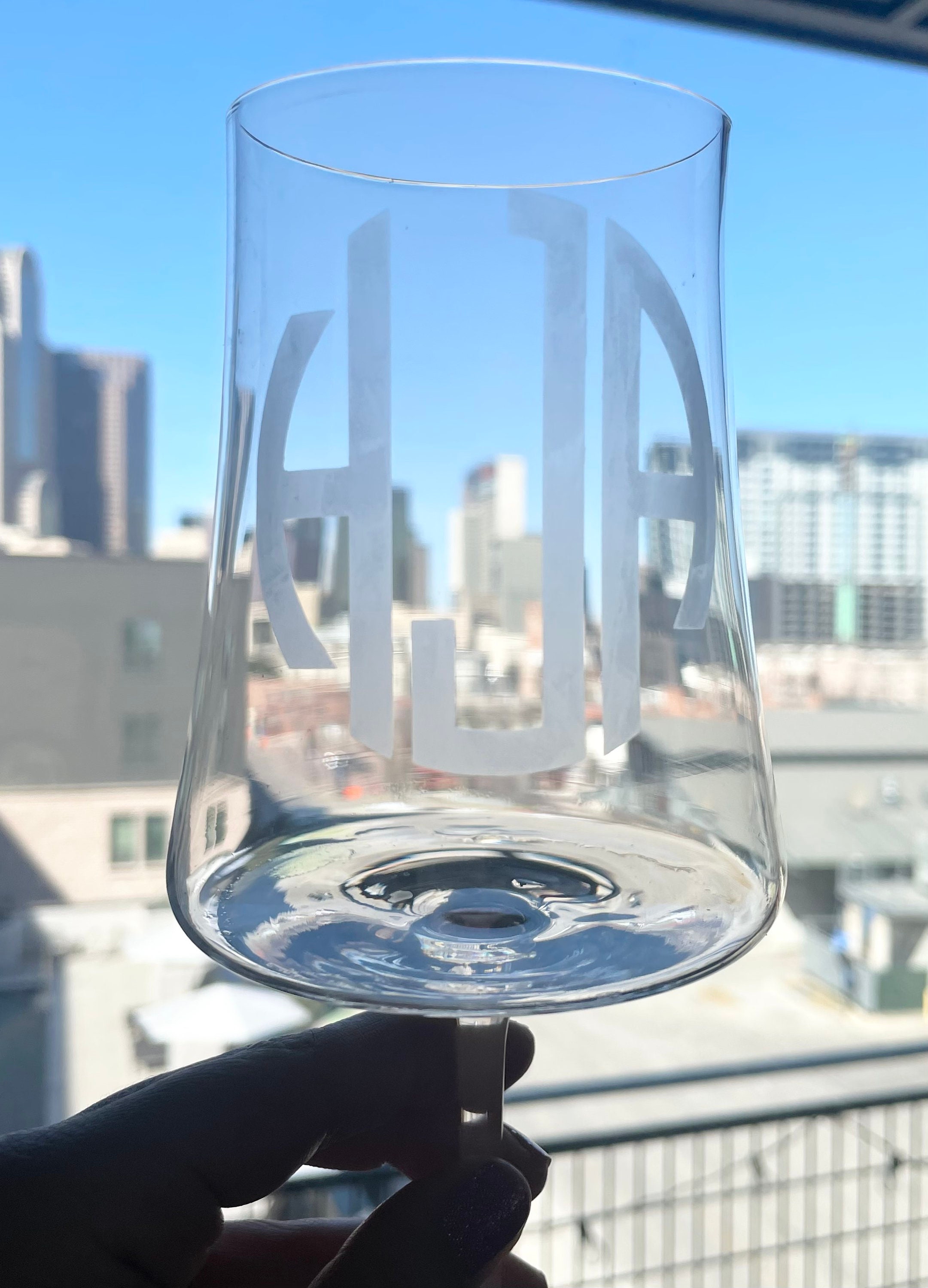 Custom Drinking Glasses - Etched Glass - Personalized Drinkware ...