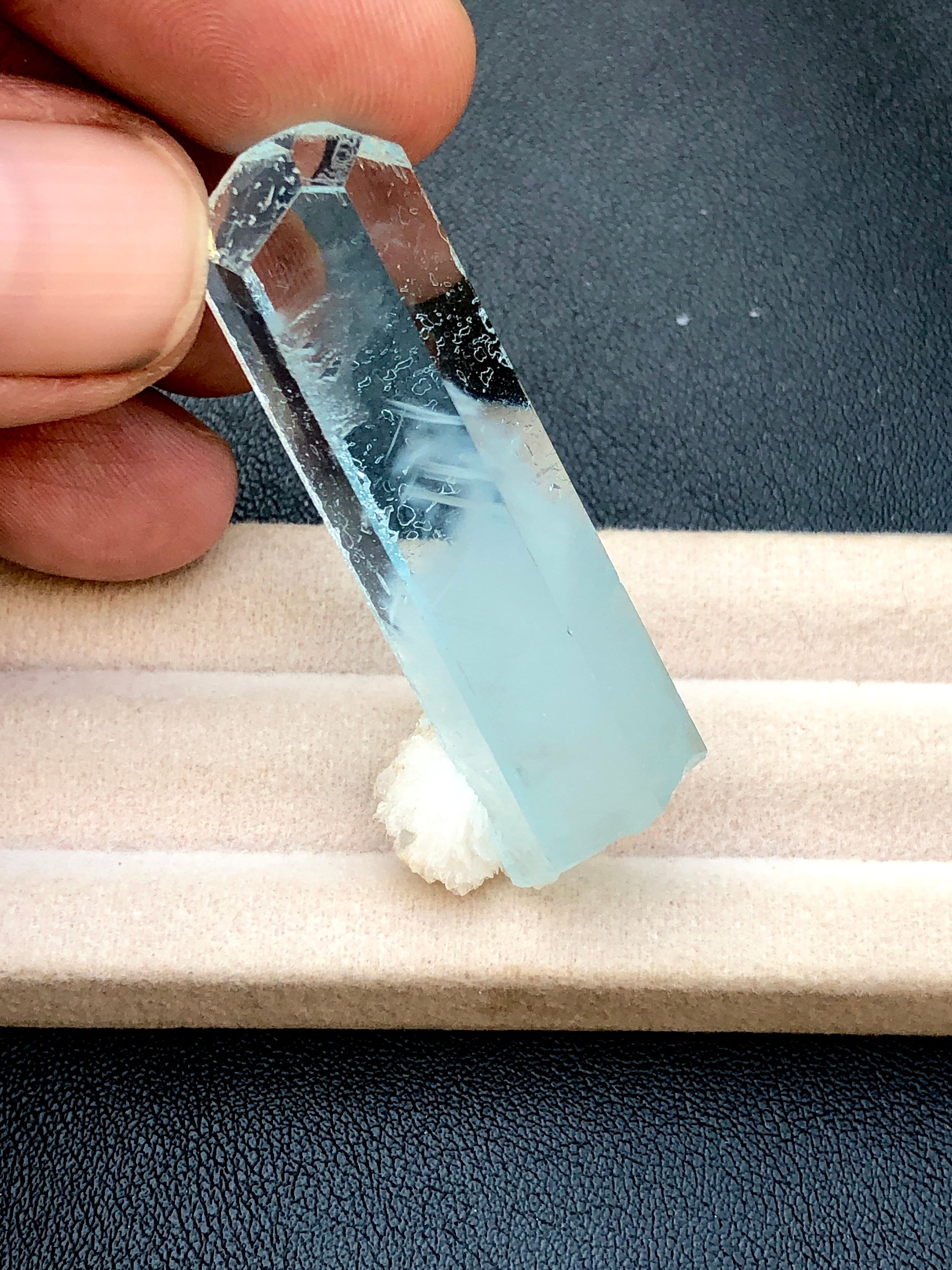 Diamond Termination Aquamarine Crystal From Harmosh Skardu - Etsy
