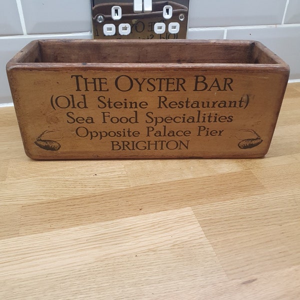 Wooden Oyster Box - Etsy