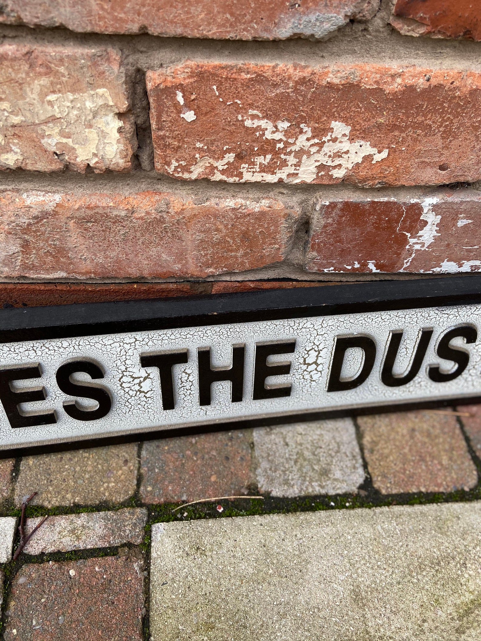 Vintage Style Solid Wood Street Sign. Black and White Rustic | Etsy