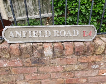 Anfield Road Sign - Etsy