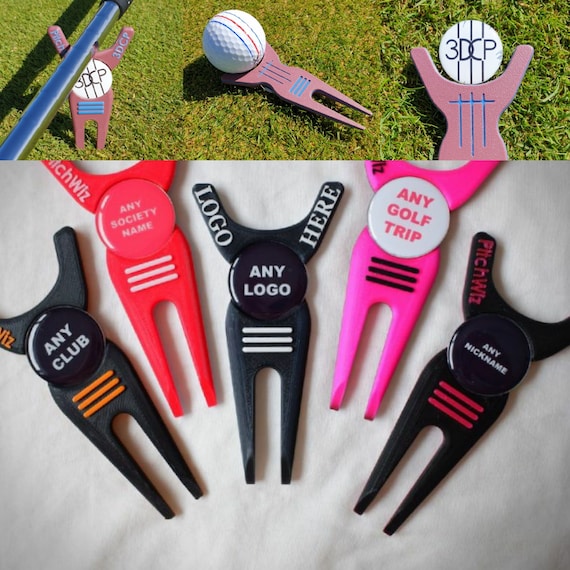 Personalised Pitchwiz 4 in 1 Golf Tool Golf Club Rest Ball | Etsy