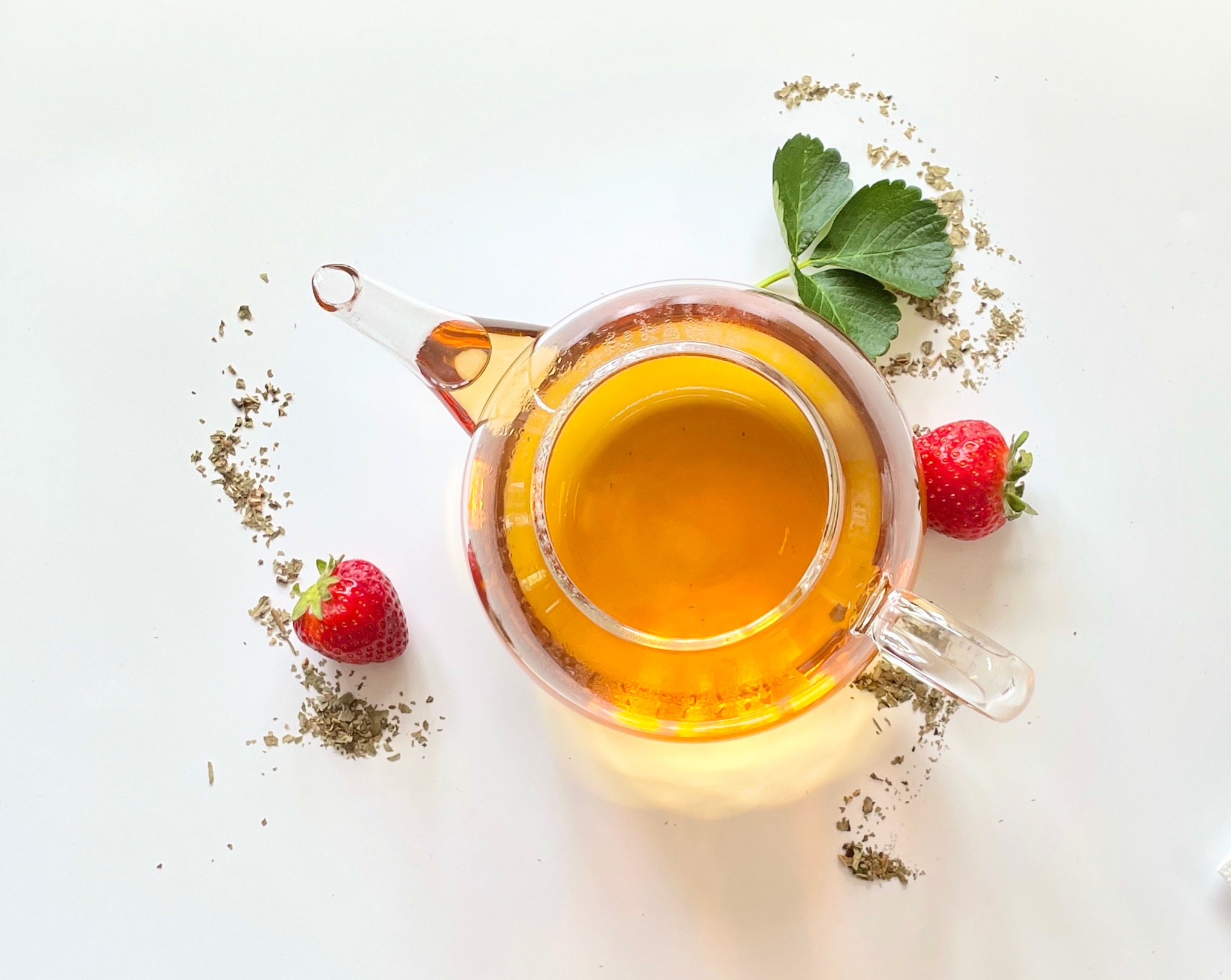 Strawberry Leaf Tea Pure Herbal Tea Series by Palm Beach - Etsy