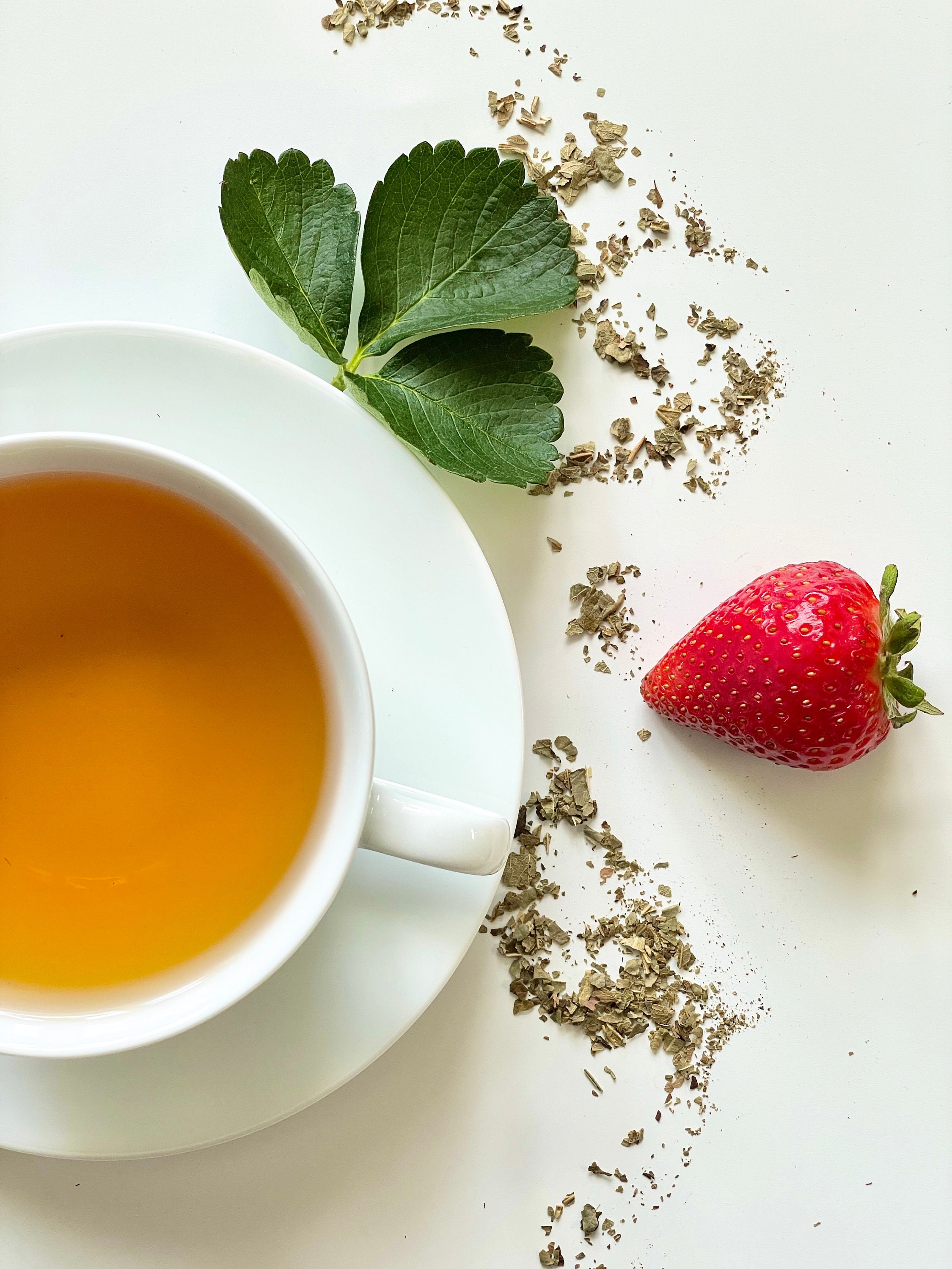 Strawberry Leaf Tea Pure Herbal Tea Series by Palm Beach - Etsy