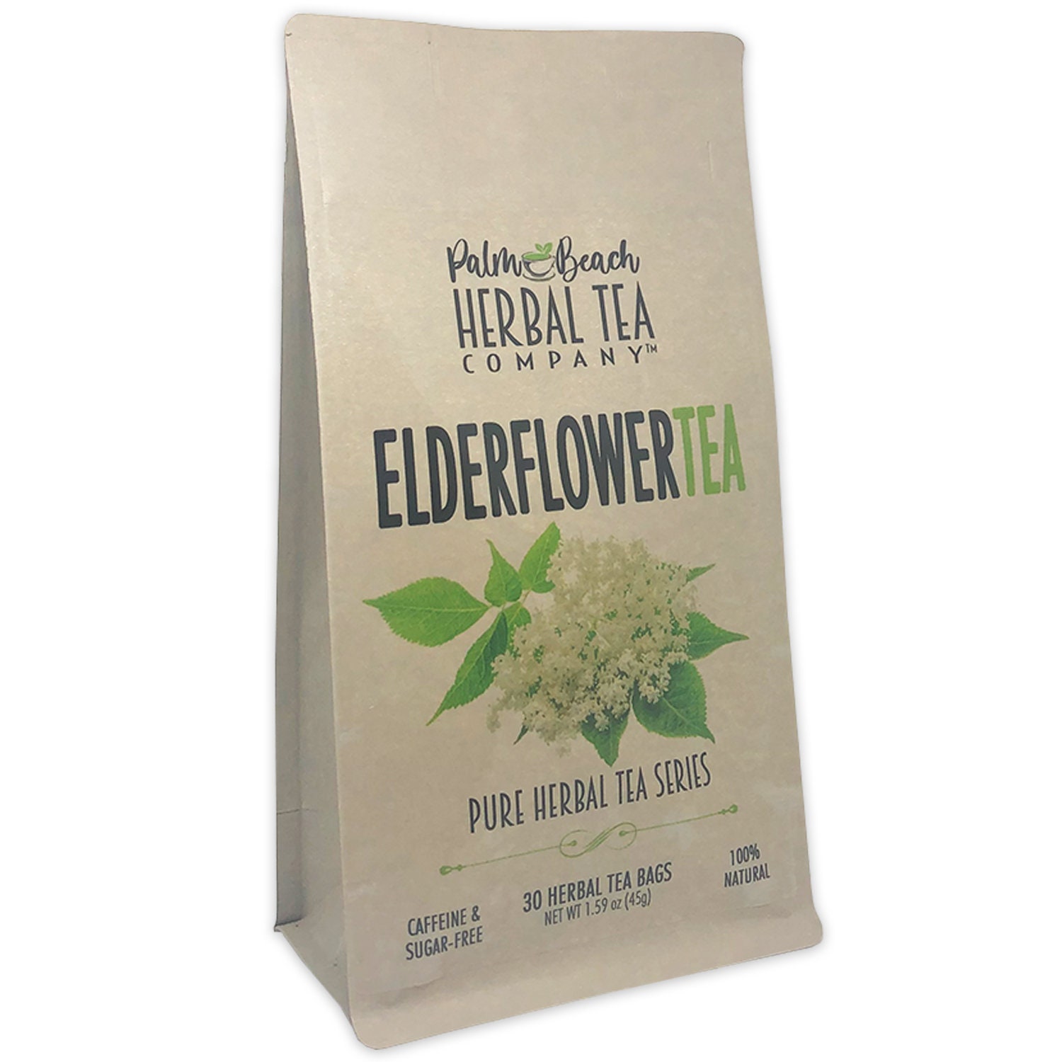 Elderflower Tea Pure Herbal Tea Series by Palm Beach Herbal | Etsy